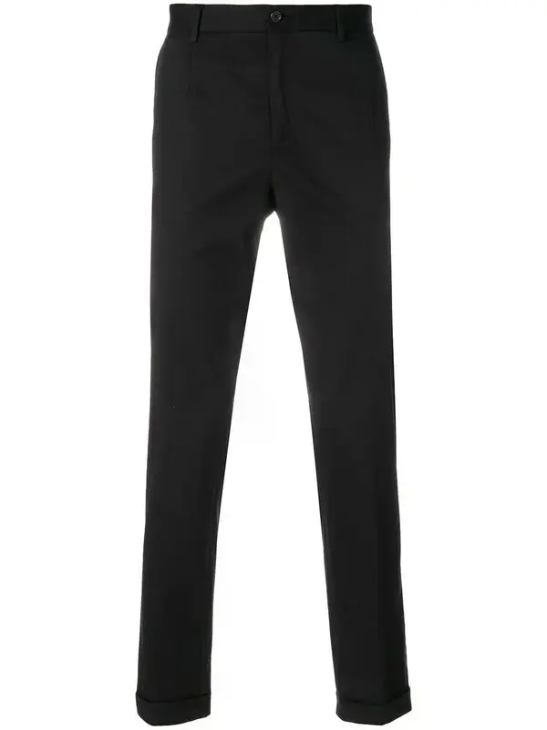 Dolce & Gabbana Logo-tag Chino Trousers