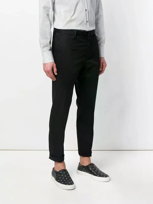 Dolce & Gabbana Logo-tag Chino Trousers