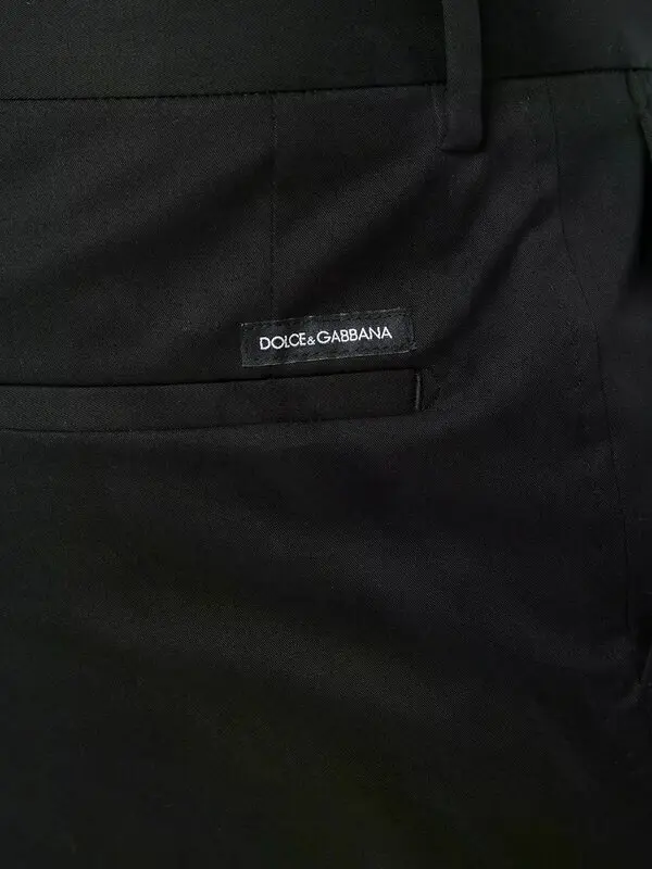 Dolce & Gabbana Logo-tag Chino Trousers