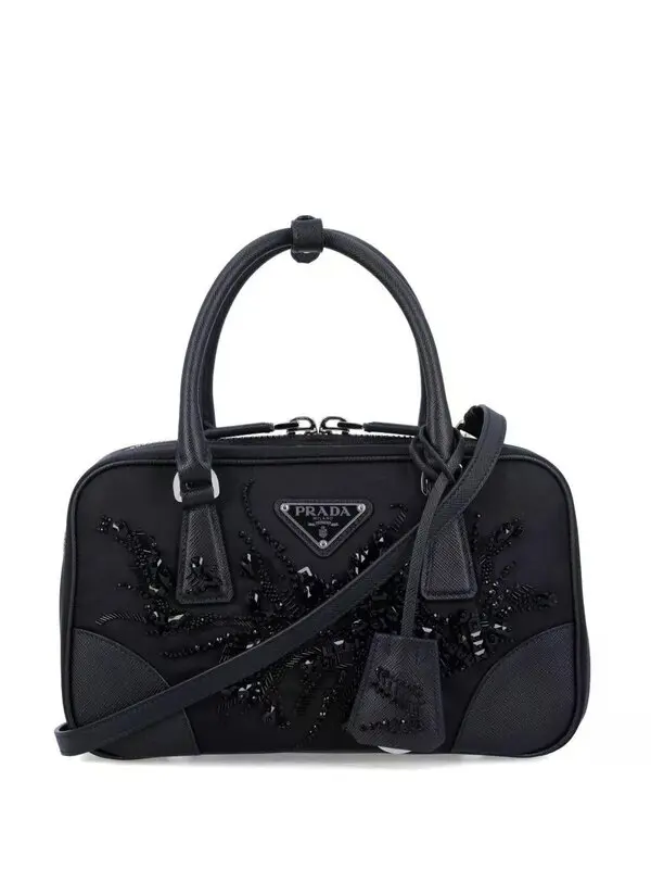 Prada Embroidered Detailing Mini Bag
