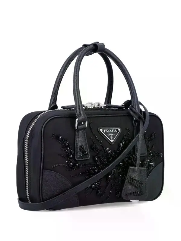 Prada Embroidered Detailing Mini Bag