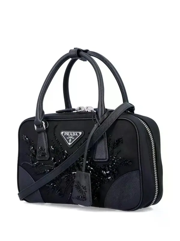 Prada Embroidered Detailing Mini Bag