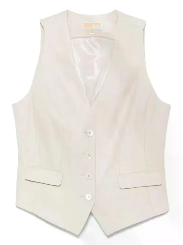 Michael Kors Slub-texture Waistcoat