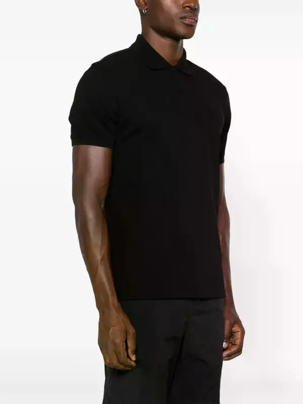 Moncler Rubberised-logo Polo Shirt