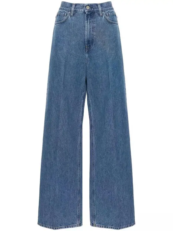 TOTEME High-rise Wide-leg Jeans