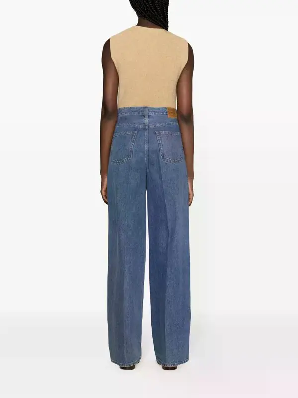 TOTEME High-rise Wide-leg Jeans
