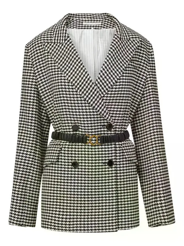 Veronica Beard Hutchinson Houndstooth-pattern Blazer