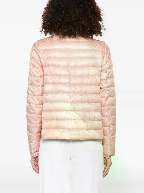 Herno Quilted Funnel Neck Jacket - Pink