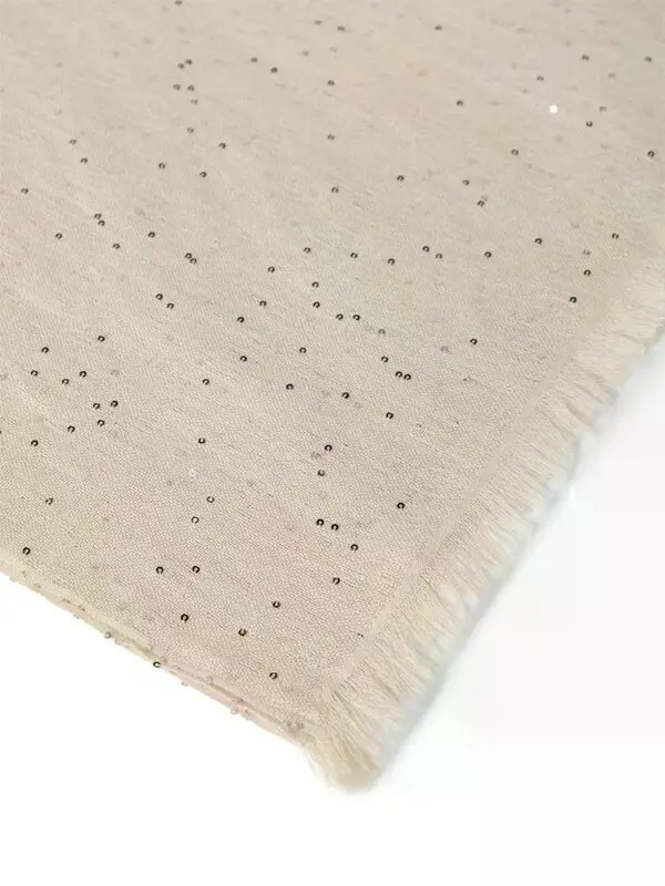 Brunello Cucinelli Sequin-embellished Scarf