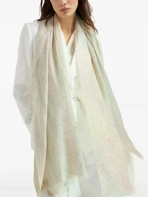 Brunello Cucinelli Sequin-embellished Scarf
