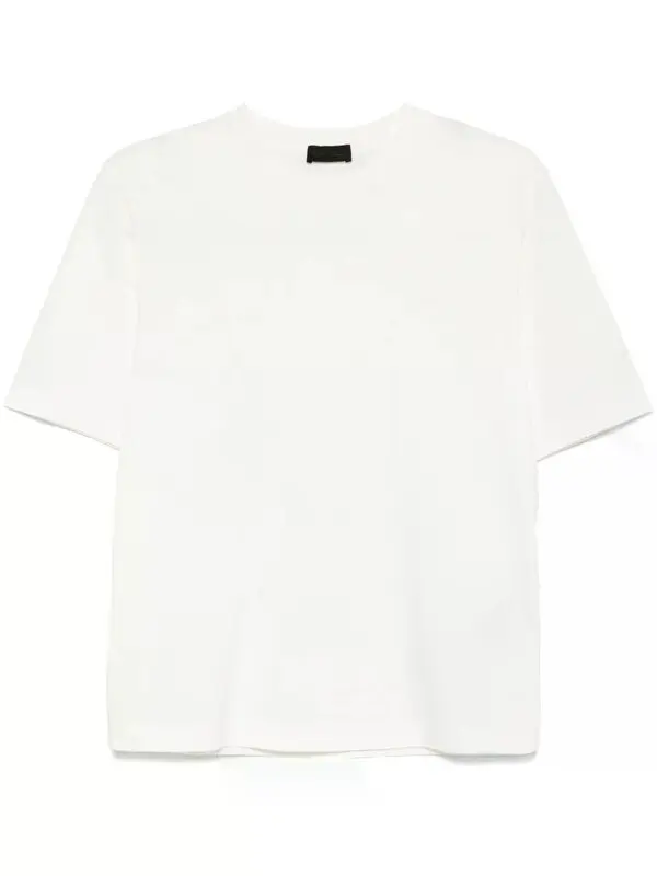Moncler Rubberised-logo Cotton T-shirt
