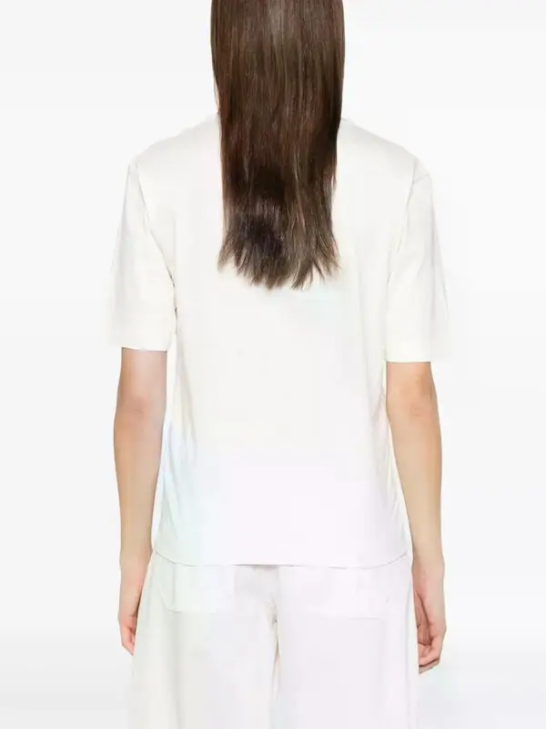 Moncler Rubberised-logo Cotton T-shirt