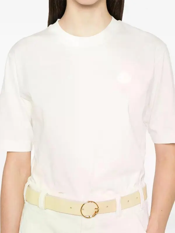 Moncler Rubberised-logo Cotton T-shirt