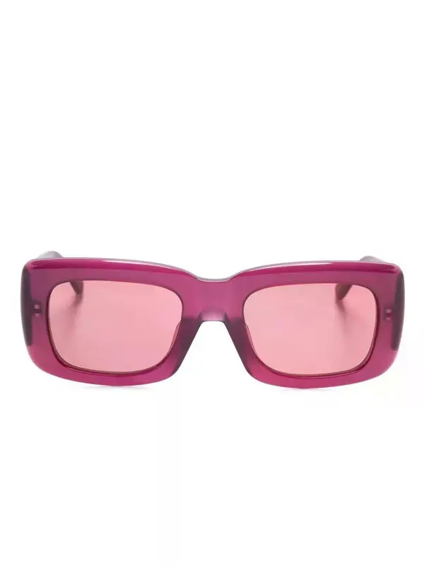 Attico X Linda Farrow Marfa Sunglasses - Red