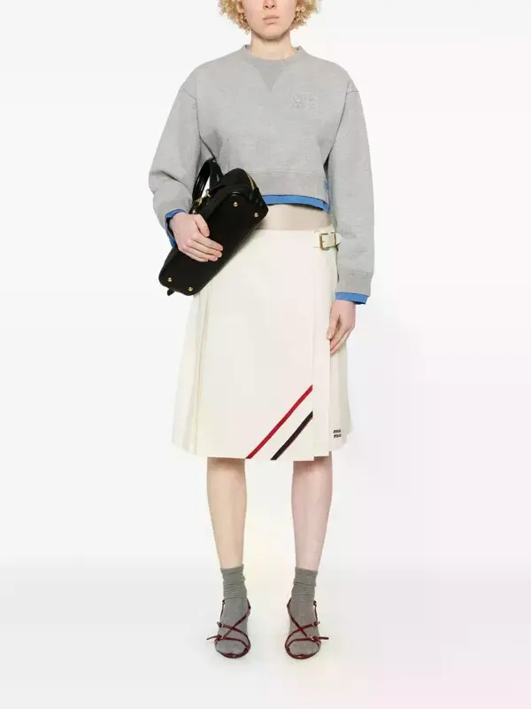 Miu Miu Pleated Mini Skirt