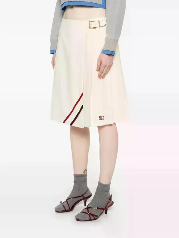 Miu Miu Pleated Mini Skirt