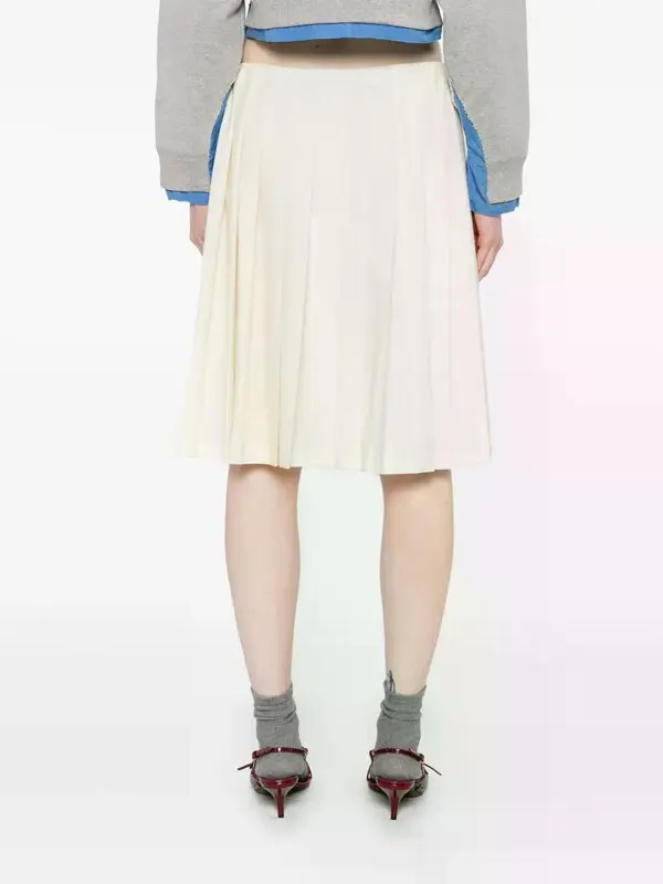 Miu Miu Pleated Mini Skirt