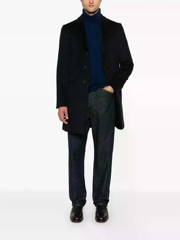 Fedeli Olimpo Cable-knit Turtleneck Sweater