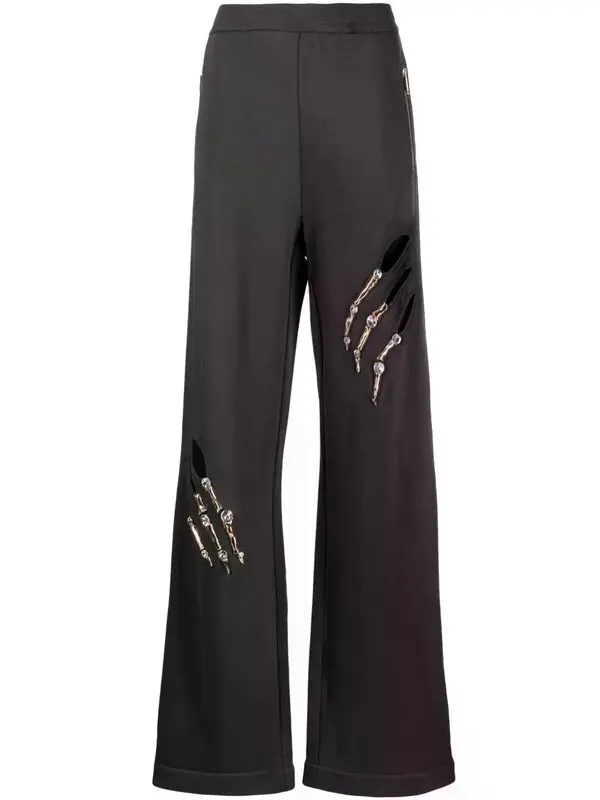 AREA Claw Cut-out Cotton Track Pants