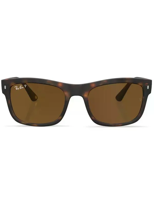 Ray-ban Square-frame Tortoiseshell Sunglasses - Green