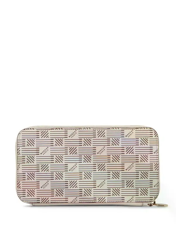 Moreau Monogram-print Leather Wallet - Neutrals