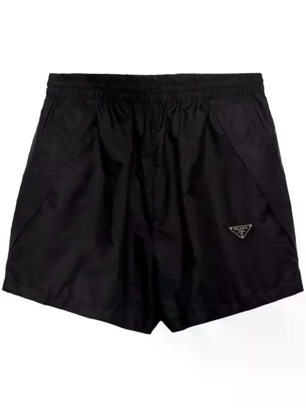 Prada Triangle-logo Shorts