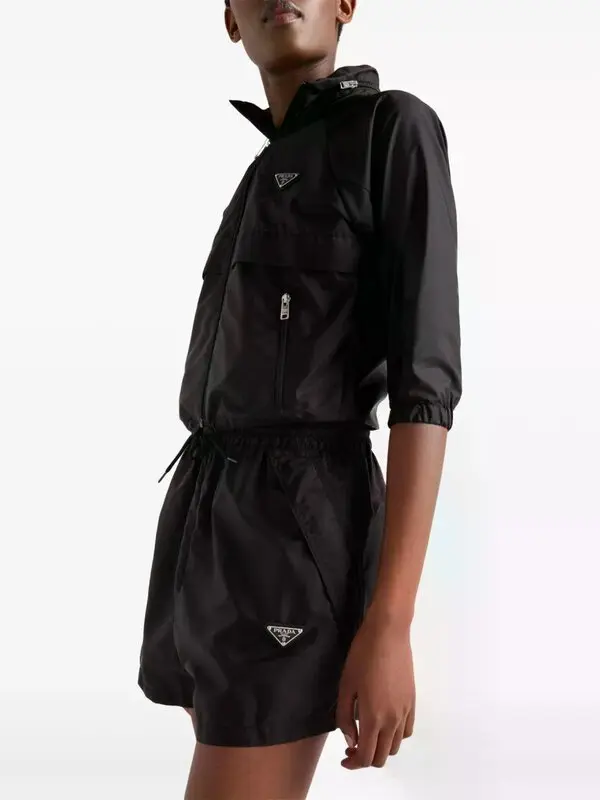 Prada Triangle-logo Shorts