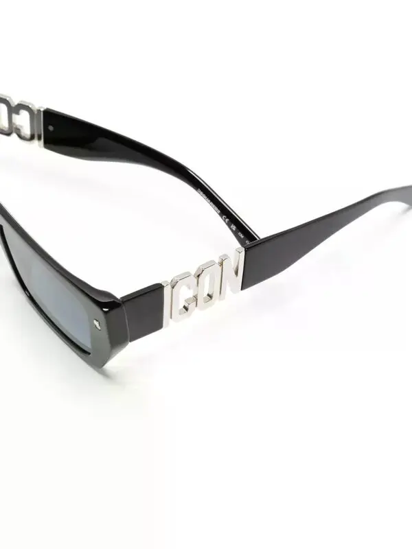 Dsquared2 Icon Rectangular-frame Sunglasses - Black