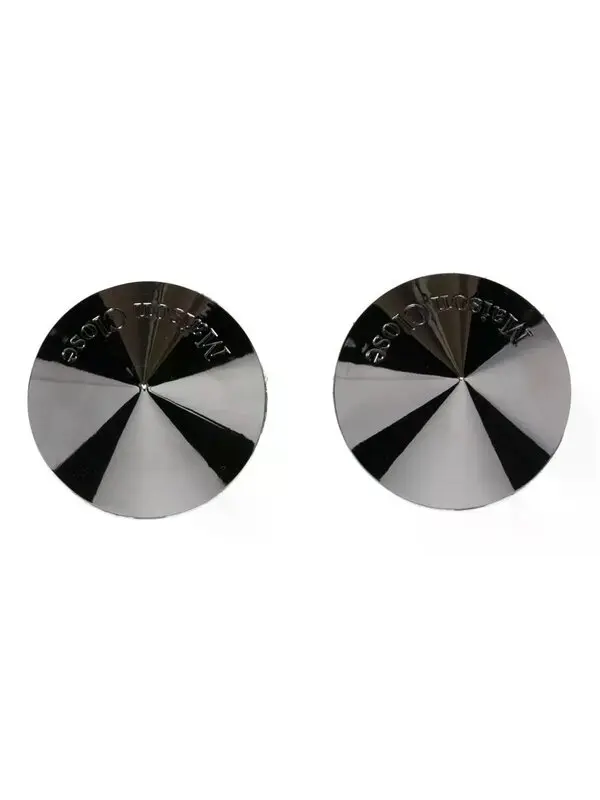 MAISON CLOSE Engraved Metal Nipple Covers - Silver