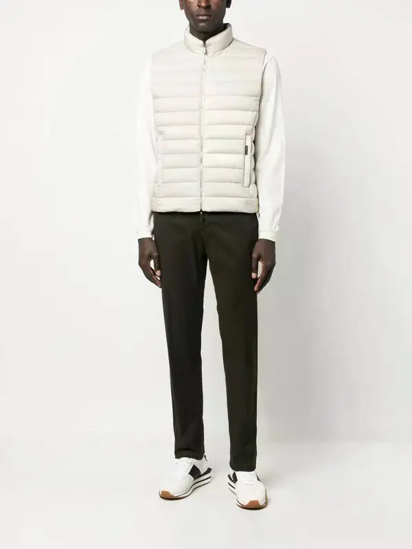 MOORER Padded Zip-up Gilet