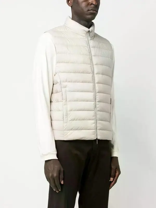 MOORER Padded Zip-up Gilet