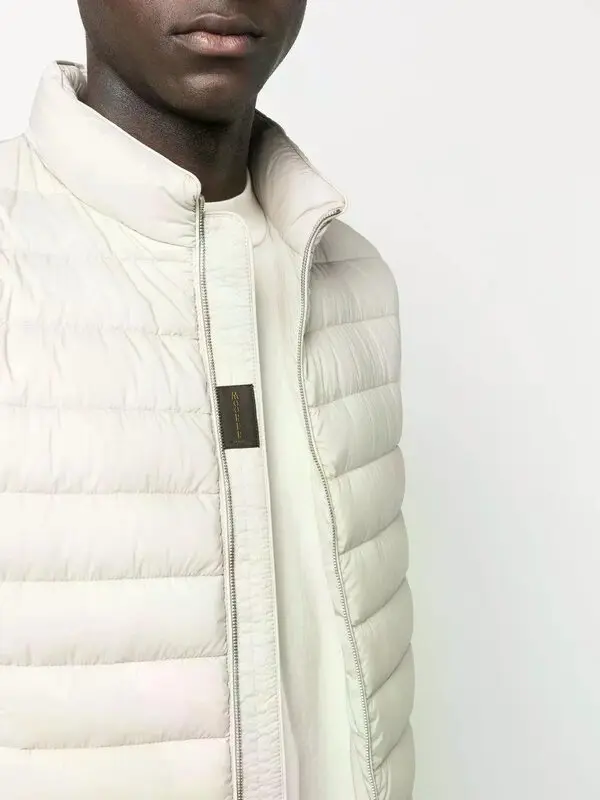 MOORER Padded Zip-up Gilet