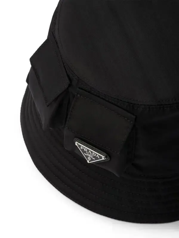 Prada Triangle-logo Bucket Hat
