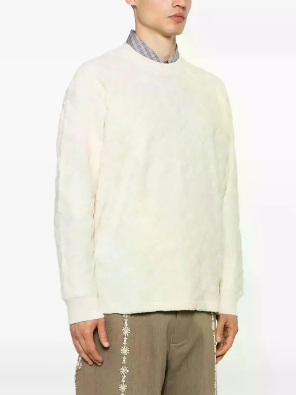 Comme Des Garçons Jacquard Sweatshirt