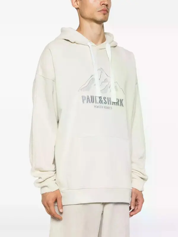 Paul & Shark Logo-embroidered Hoodie