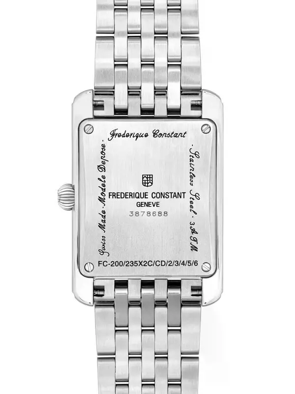 FREDERIQUE CONSTANT Classics Carrée Small Seconds Stainless Steel Watch