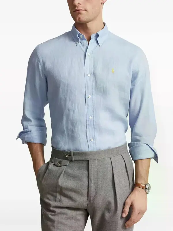 Polo Ralph Lauren Polo Pony-embroidered Shirt - Blue