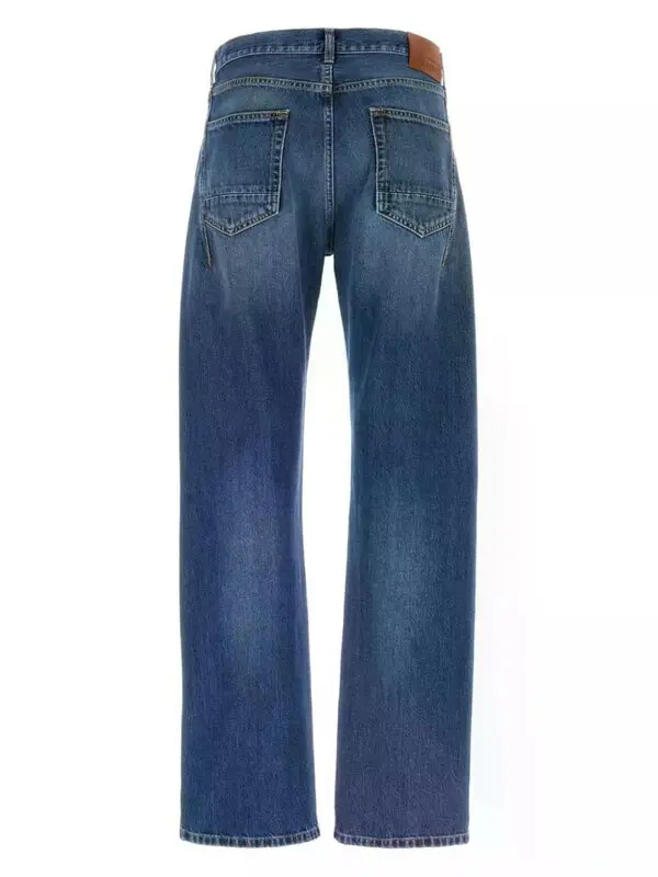 Alexander McQueen Dart Detail Straight Leg Jeans