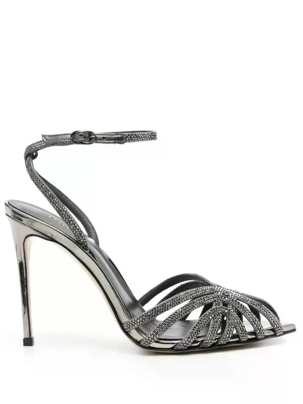 LE SILLA 110mm Embrace Sandals - Grey