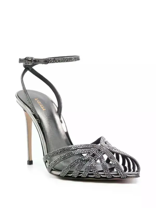 LE SILLA 110mm Embrace Sandals - Grey