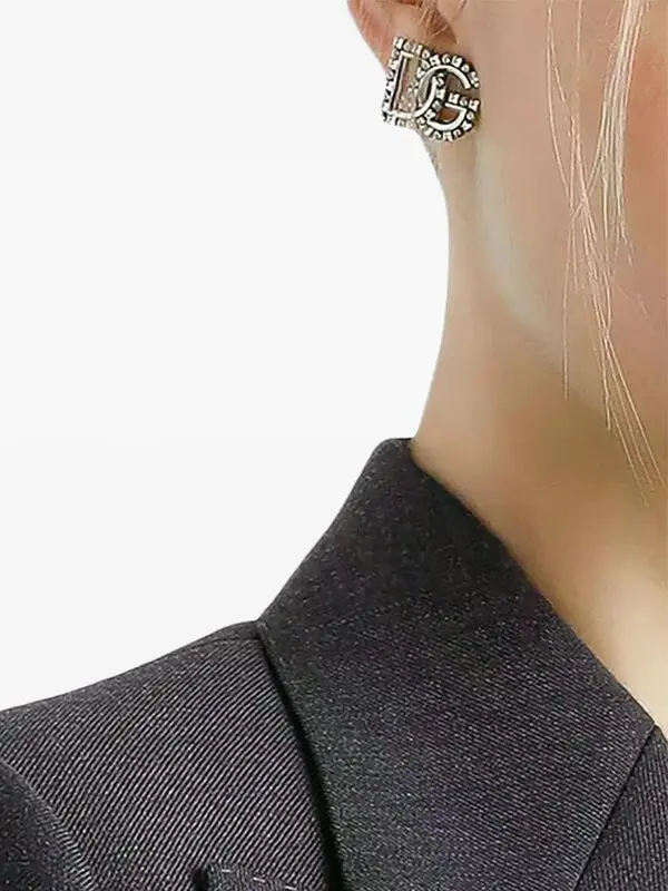 Dolce & Gabbana Dg Logo Clip-on Earrings