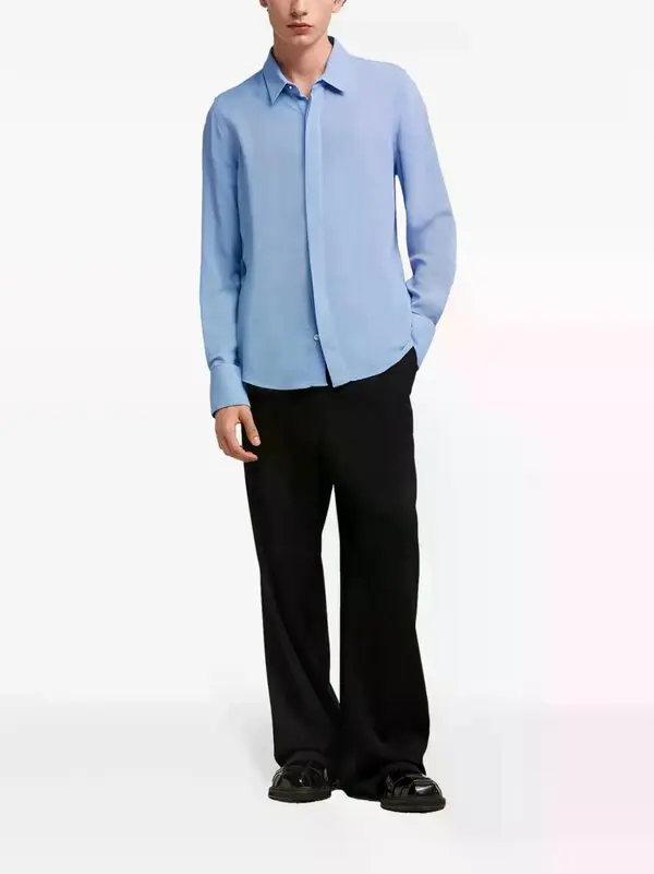 AMI Paris Virgin Wool-blend Shirt