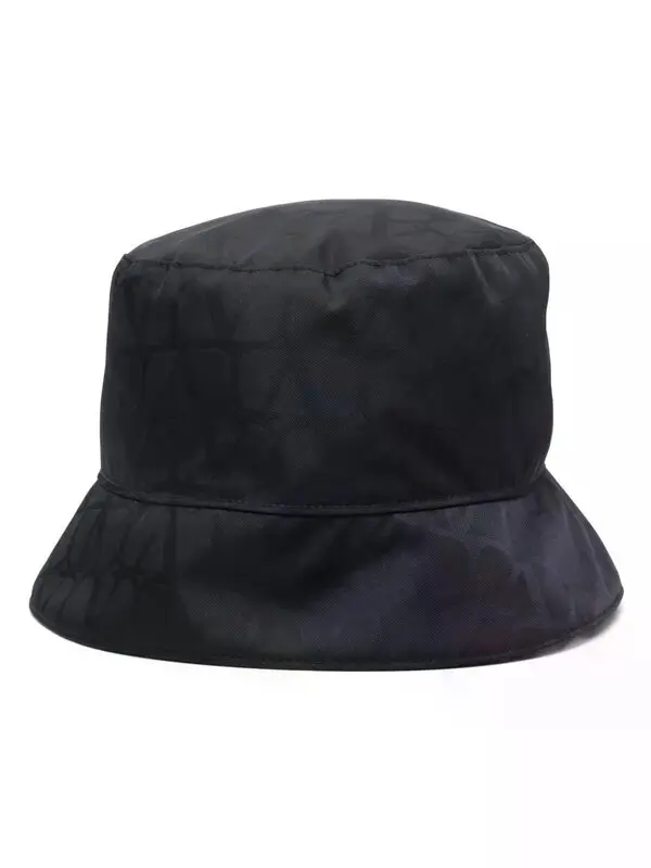 Valentino Garavani Toile Iconographe Reversible Bucket Hat - Blue