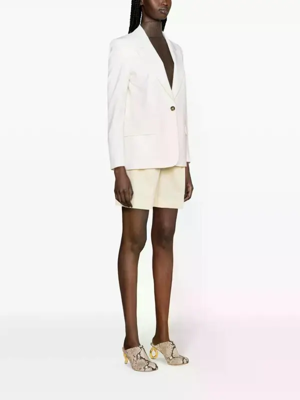 MSGM Single-breasted Crepe Blazer
