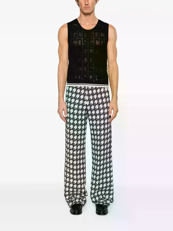 Gcds Monogram-pattern Sleeveless Jumper