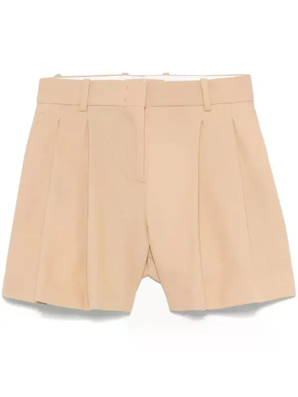 Ermanno Scervino Pleated Shorts - Neutrals
