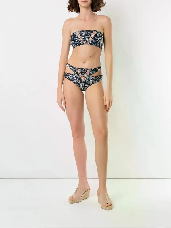 AMIR SLAMA Margarida Printed Bikini Set
