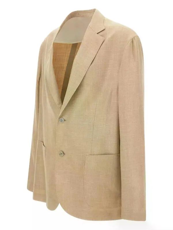 BARBA NAPOLI Single-breasted Blazer - Neutrals
