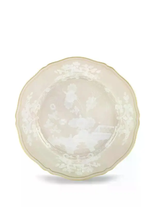 GINORI 1735 Oriente Floral-embellished Plate - Neutrals