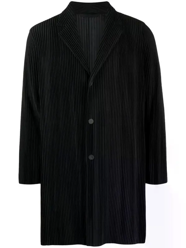 Issey Miyake Fully-pleated Plissé Long Coat